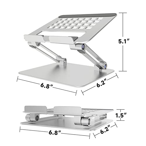 Tablet Stand, Adjustable Tablet Stand for Desk, Foldable ipad Stand, Foldable Tablet Holder with Hollow Design for Bigger Sized Phones and Tablets, Fits for All 4-13inch Tablets