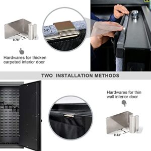 RAYMACE Gun Safe Door Panel Organizer 10.6W*43.5H，Adjustable Width to 13 Inch, Pistols and Documents Storage Solution