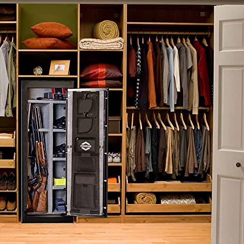 RAYMACE Gun Safe Door Panel Organizer 10.6W*43.5H，Adjustable Width to 13 Inch, Pistols and Documents Storage Solution