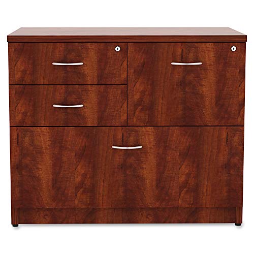 Lorell Prominence Lateral File, Cherry Laminate Top