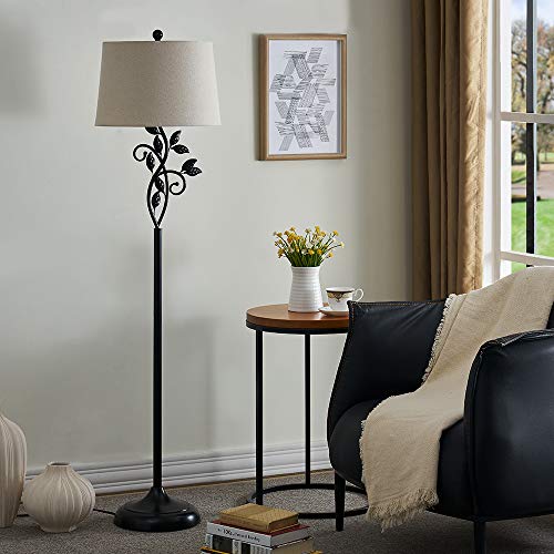 Maxax Traditional Floor Lamp, Reading Standing Lamp for Living Room Bedroom - 59 Inch