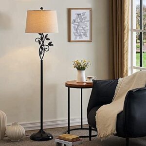 Maxax Traditional Floor Lamp, Reading Standing Lamp for Living Room Bedroom - 59 Inch