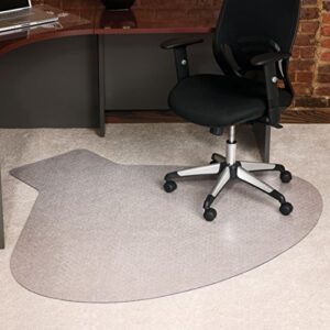 es robbins 122685 everlife carpet chair mat 54″x60″ clear