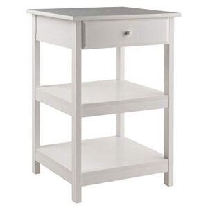 winsome delta printer stand white home office