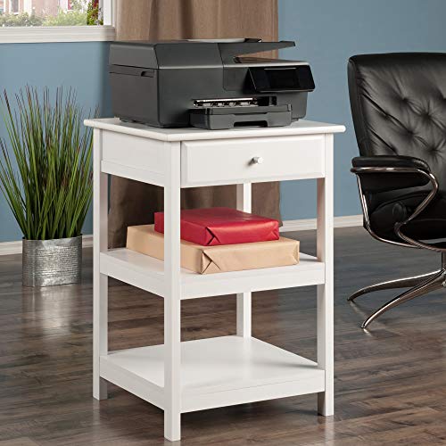 Winsome Delta Printer Stand White Home Office