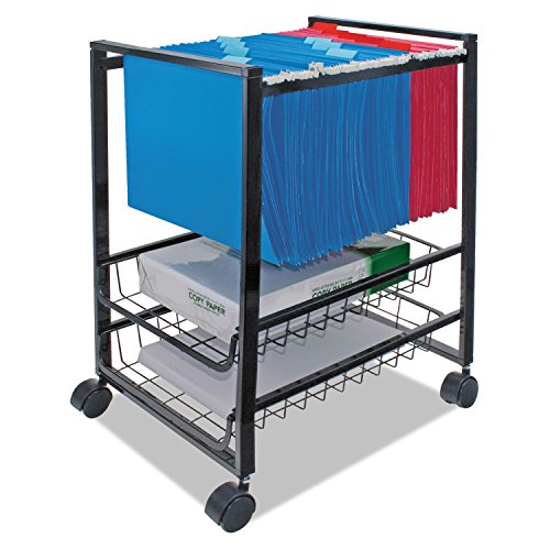 Advantus Mobile File Cart with Sliding Baskets