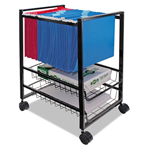 Advantus Mobile File Cart with Sliding Baskets