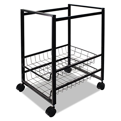 Advantus Mobile File Cart with Sliding Baskets