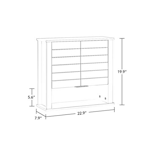 RiverRidge Gray Madison Two-Door Wall Cabinet, Size