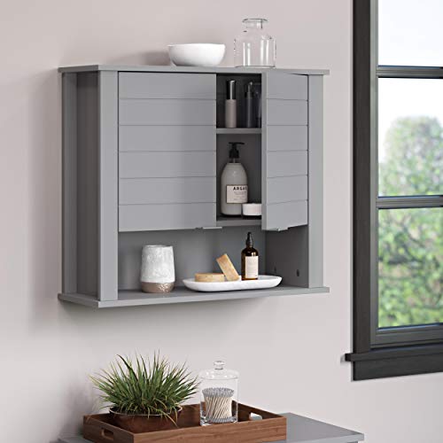 RiverRidge Gray Madison Two-Door Wall Cabinet, Size