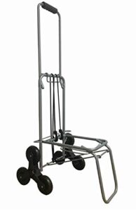 mount plus a8 premium folding lightweight shopping grocery luggage laundry cart | 66lb weight capacity | stair climber