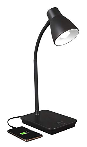 OttLite Wellness Series® Infuse LED Desk Lamp with Wireless and USB Charging