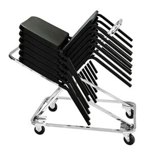 national public seating chrome plated steel dolly for 8200 chair