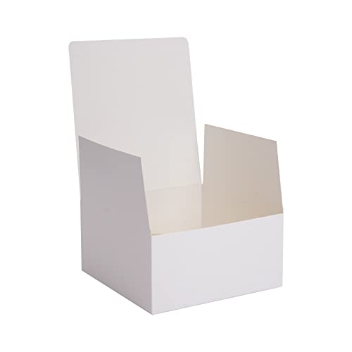 12 Pack White Gift Box,8 x 8 x4 Inch,Gift Box for Present,Cardboard Gift Boxes with Lids for Birthday,Party,Valentine's Day,Wedding