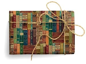 kartos classic books italian wrapping paper, folded