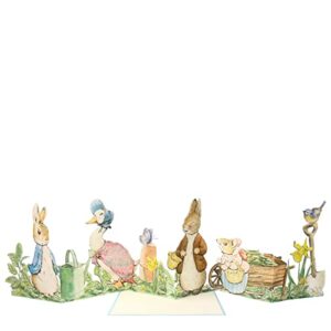 meri meri peter rabbit™ blank card (pack of 1)