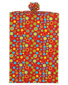 american greetings multicolor dots jumbo plastic gift bag