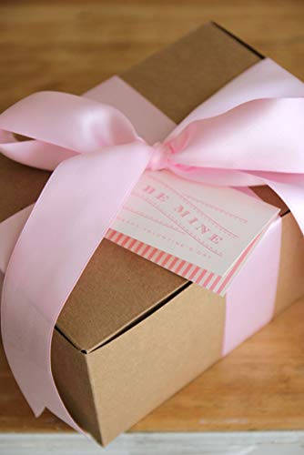 YAMA Double Face Satin Ribbon - 7/8" 25 Yards for Gift Wrapping Ribbons Roll, Pink