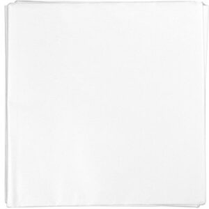 Gift Expressions 100 CT White 17GSM (Thicker, Durable & Crispy) Premium Quality TISSUE PAPER (White)