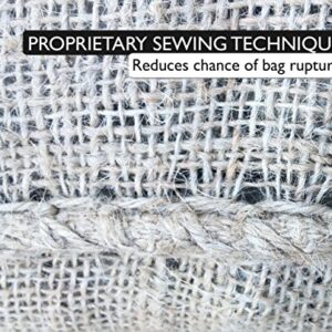 Sandbaggy Small Burlap Bag Wholesale Bulk - Size: 12" x 19" - Sandbags - Sand Bag - 100% Biodegradable - Gift Wedding Bags - Gift Craft Bags (3 Bags)