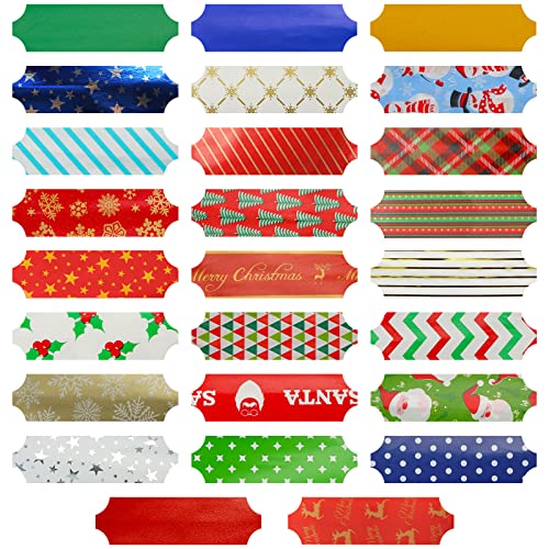 3 otters Christmas Bows, 26PCS Christmas Pull Bows 6.2inch Gift Ribbon Pull Bows, Wrapping Accessory for Xmas Present