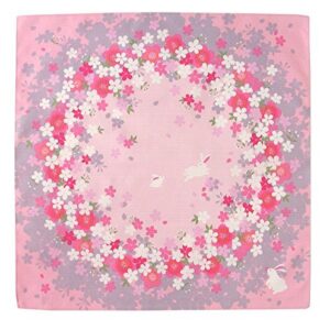 FUROSHIKI- Japanese Traditional Wrapping ( Sakura and Rabbit )