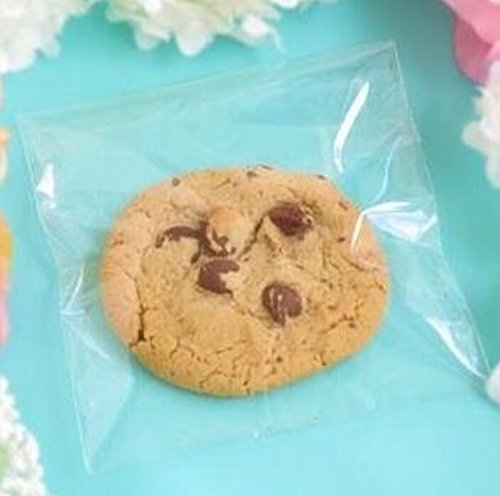 100Pcs 4.5" x 5.5" Clear Cello/cellophane Self-adhesive Sealing Treat Bags Gift Packing Supplies For Bakery Candle Cookie