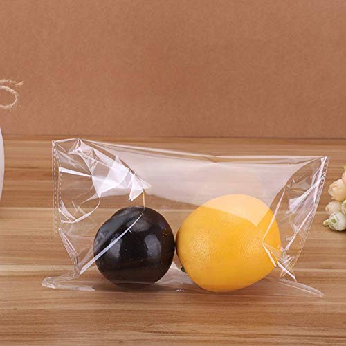 200ct Clear Plastic Bags Clear Resealable Cellophane Bags 5.5"x6.7"-1.4 mils Thick Self Sealing OPP Cello Bags for Bakery Cookies Bags Candle, Jewelry, Soap, Prints, Photos, Cards, Decorative Wrappers