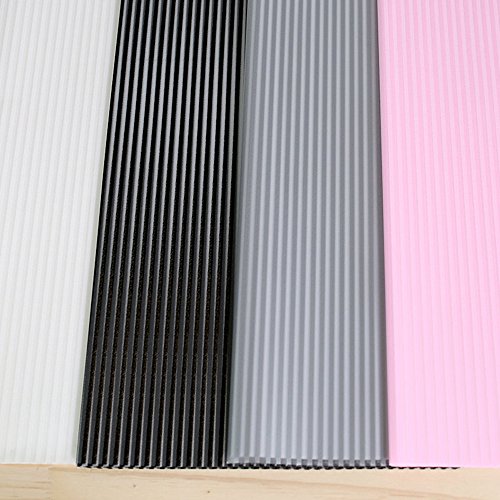 BBJ WRAPS Striped Flower Packaging Paper Waterproof Flower Wrapping Paper Floral Bouquet Gift Packaging Supplies 20 Counts (Black)