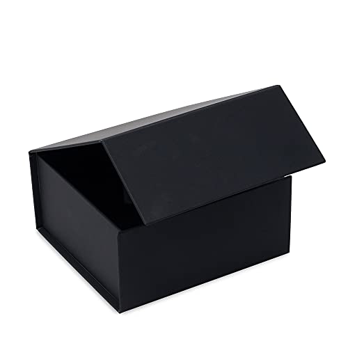 Black Gift Boxes - 15 Pack Small Luxury Collapsible Gift Box with Magnetic Lid for Gift Wrapping, Clothing, Christmas, Holidays, Storage, Organization, Small Businesses & Retail, in Bulk - 6x6x3