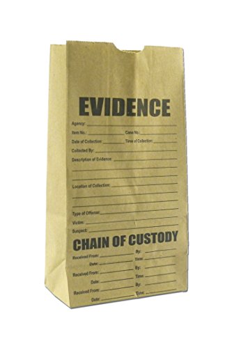 Crime Scene Paper Evidence Bags (Small)