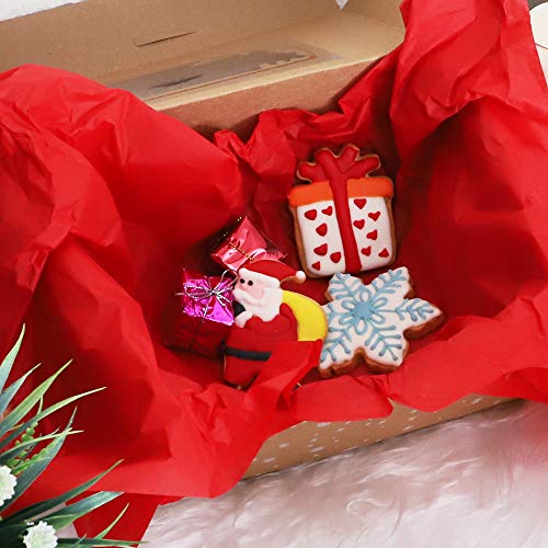 200pcs Christmas Tissue Paper for Gift Wrapping, 16 Different Style Wrapping for Christmas Boxes, Xmas Wrapping Bags and Wine Bottles