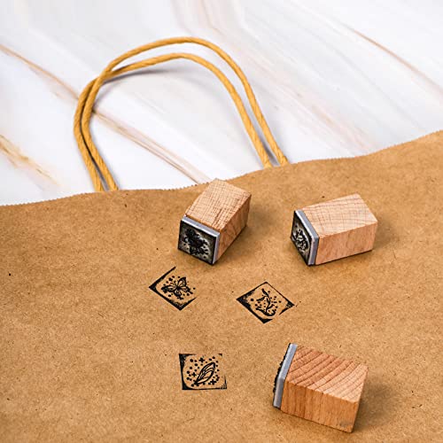 Ecoptimize Kraft Paper Bags with Handles, 30 PCS 16"x6"x12" Brown - Eco-Friendly, Compostable & Recyclable Gift Bags from 100% Wood Pulp - High Tensile & Load Capacity for Retail, Shopping, Wedding, Birthday