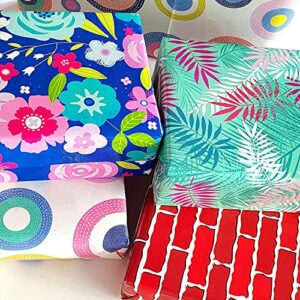 Birthday Wrapping Paper Sets - Happy Birthday Gift Wrapping Paper for Kids, Boys, Girls, Adults, Includes 4 Styles Mixed Gift Wrap Papers, for Gifts Box Wrapping Paper Roll | 20 x 29inch