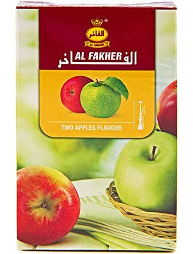 Alfakher double apple pack of 10 boxes each box have 50gm by decentclub.