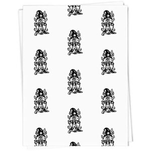 a1 ‘gonk & gingerbread man’ gift wrap/wrapping paper sheet (gi00065882)