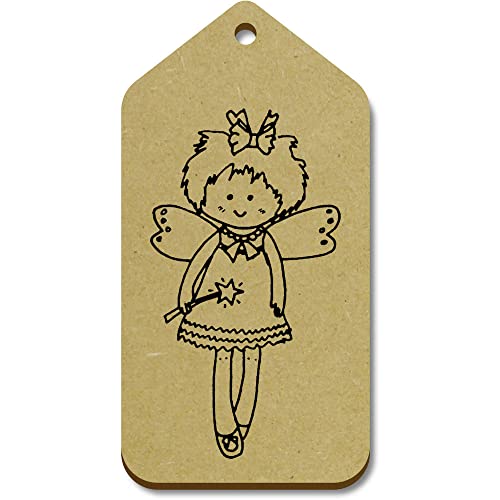 Azeeda 10 x Large 'Fairy' Wooden Gift Tags (TG00111035)