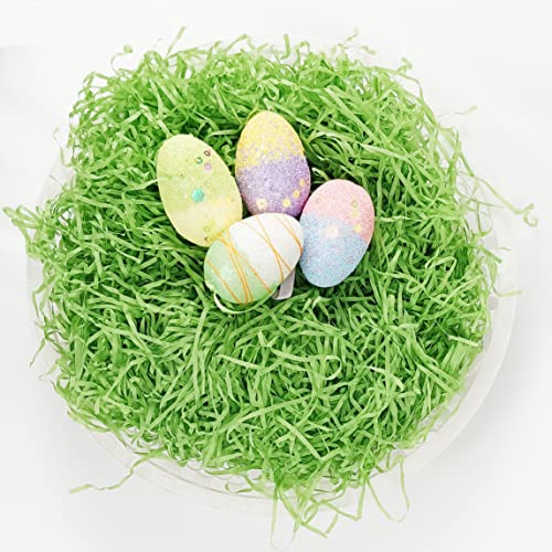 Wittocs Easter Grass Recyclable Shred Paper Super Large Pack Easter Gift Basket Filler Easter Party Decoration Wrapping Basket Filling