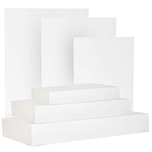 JOYIN 18 Christmas White Cardboard Gift Boxes with Lids for Xmas Holiday, Festive Wrapping, Clothes, Present Boxes and DIY Dessert Boxes