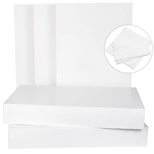 JOYIN 18 Christmas White Cardboard Gift Boxes with Lids for Xmas Holiday, Festive Wrapping, Clothes, Present Boxes and DIY Dessert Boxes