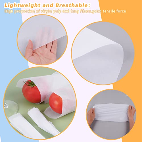 100 Sheets Acid Free Tissue Paper Lignin Free,White Unbuffered Tissue Chrismas Present Wrap Paper for Storing Packaging Paper Craft Paper Gift Artwork Crafts Wrapping Shipping(15x20 Inch)