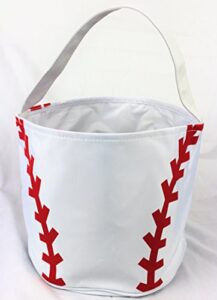 baseball easter halloween candy basket bucket snack bags children kids practice tote