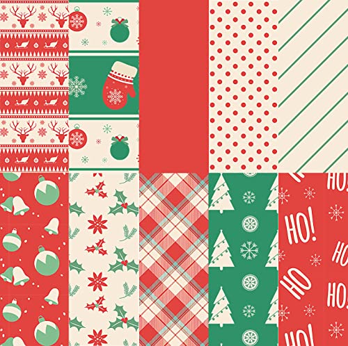 150 Sheets Christmas Tissue Paper, Assorted Holiday Wrapping Paper for Gift Boxes Wrapping and Christmas Party Decorations, 20" x 20"