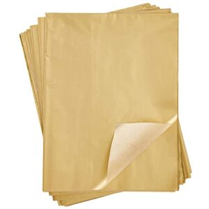 gold tissue paper for gift wrapping bags and birthday party (60 sheets, 20 x 26 in)