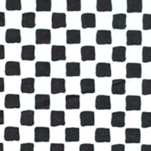 Black and White Tissue Paper for Gift Wrapping, Checkered Pattern, 24 Sheets, Large 20x30