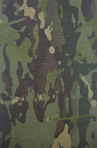 Dangerfield Arms TackGear Wrap 8" x 12" Multicam Cordura Camouflage Adhesive Wrap 500 Denier Adhesive Back for kydex and Other Items (Multicam Tropic)