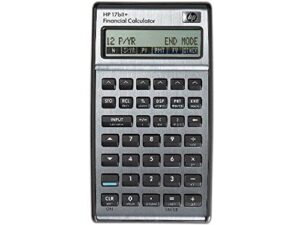 hp 17bii+ financial calculator, silver