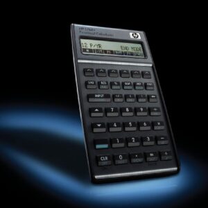 HP 17BII+ Financial Calculator, Silver