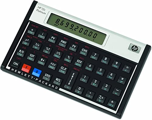 HP 12c Platinum Financial Calculator, 10-Digit LCD