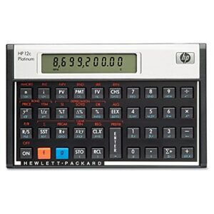 hp f2231aa 12c platinum financial calculator, 10-digit lcd